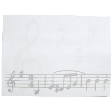 Music Notes Sticky Notepad — Gough & Davy